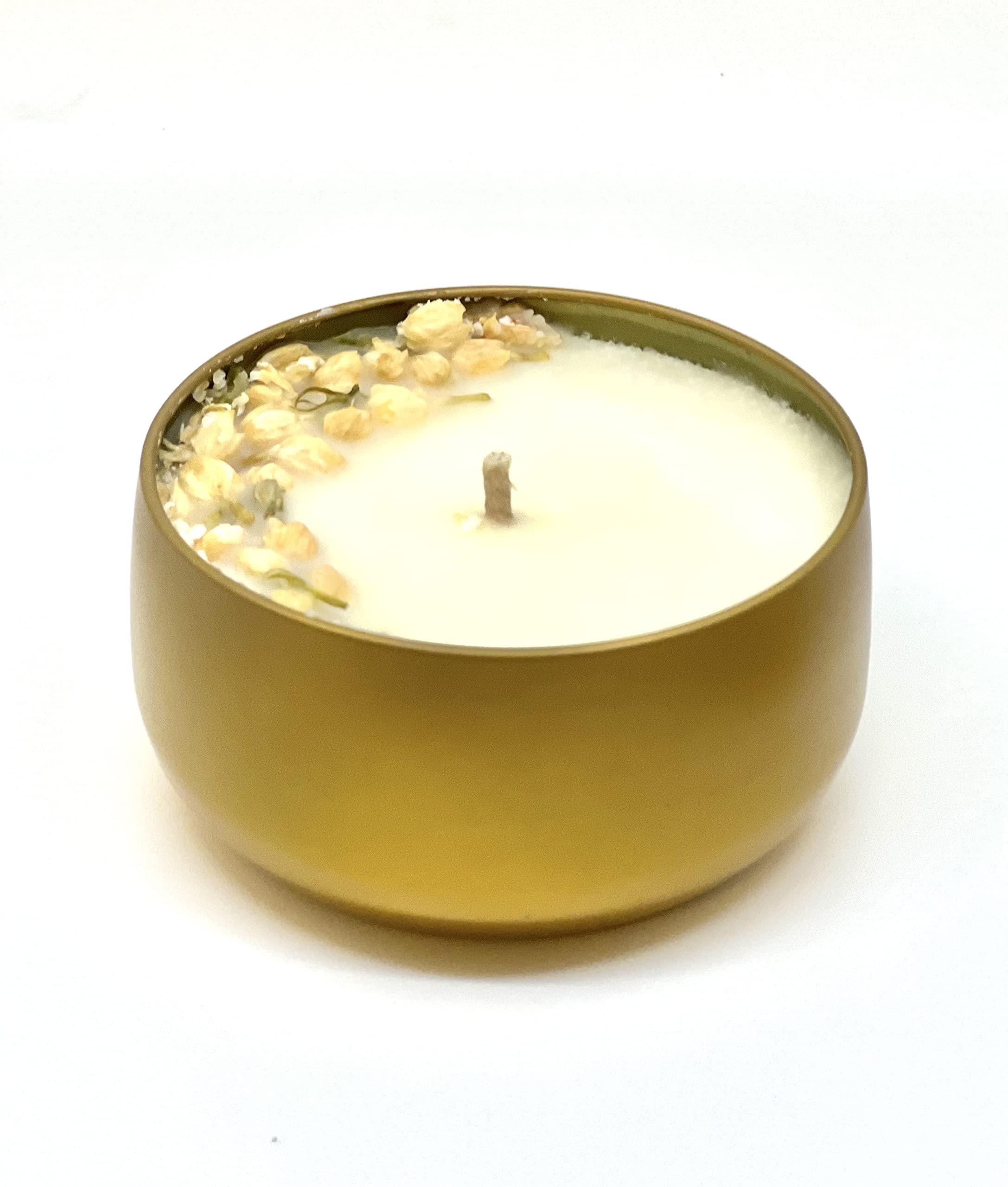 Rejoice Soy Wax Candle| Jasmine Scented Soy Candles for Aromatherapy, Stress Relief & Gifting| Non-Toxic, Phthalate Free| Ideal for Home, Bedroom & Bathroom Decor| 100% Natural & Vegan| 7 oz