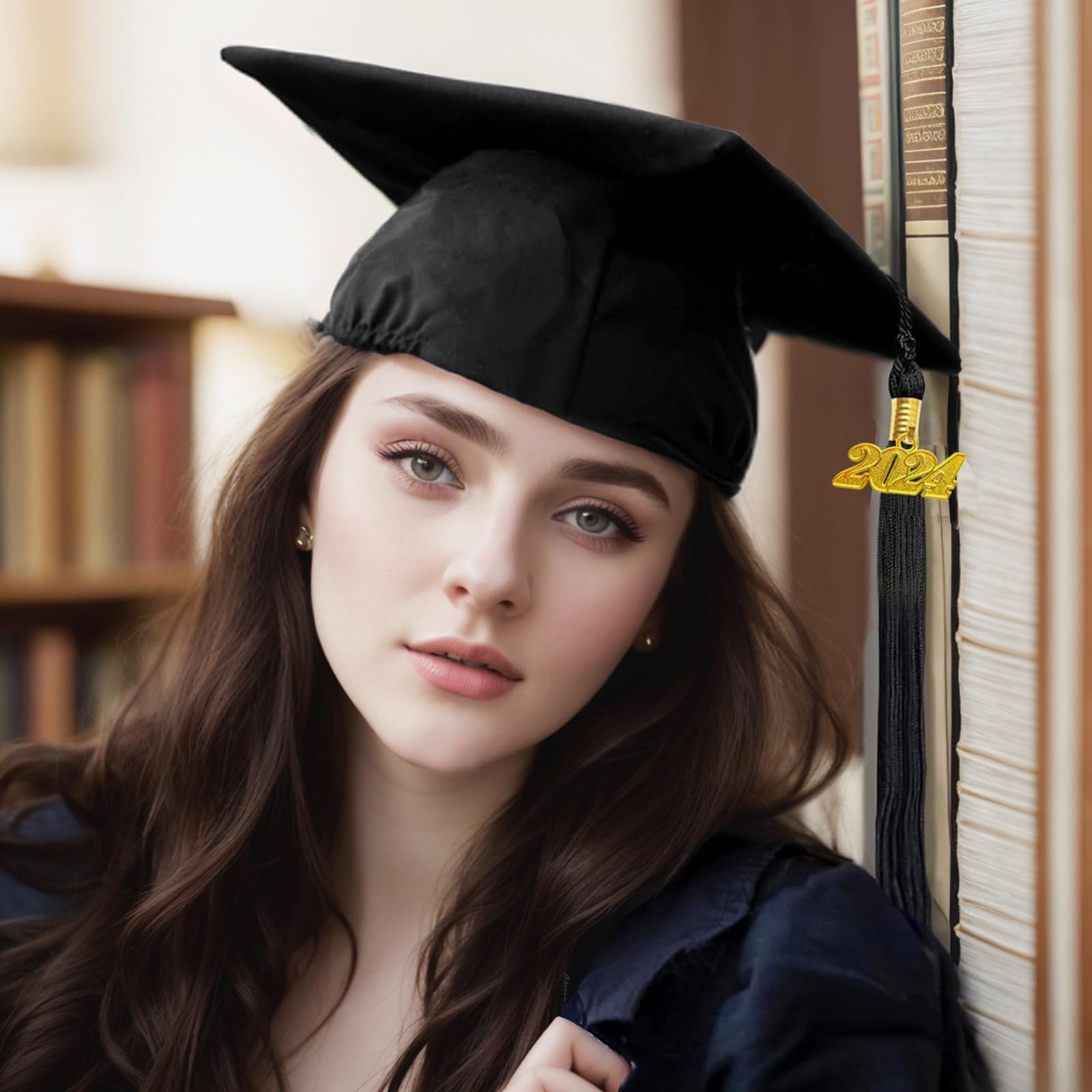 ATMEET Graduation Cap Headband Secures Your Grad Cap Upgrade Insert Hairstyle Hat Accessories Hairband for Graduates Gift