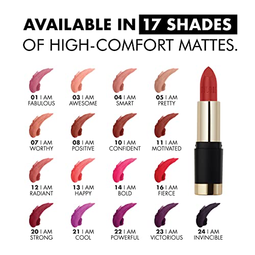 Milani Bold Color Statement Matte Lipstick - I Am Smart (0.14 Ounce) Vegan, Cruelty-Free Bold Color Lipstick with a Full Matte Finish