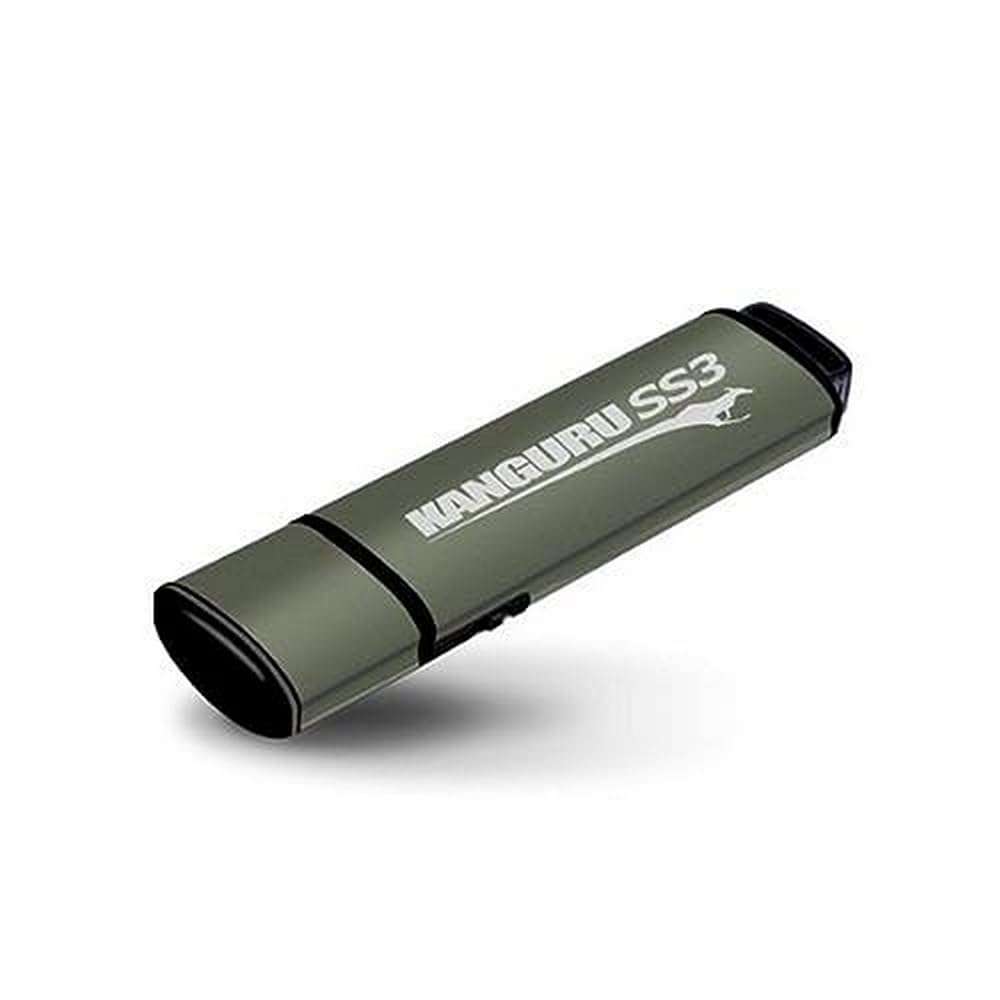 Kanguru SS3 – 16GB USB Flash Drive - Physical Write Protect Switch – SuperSpeed USB 3.0 - Portable