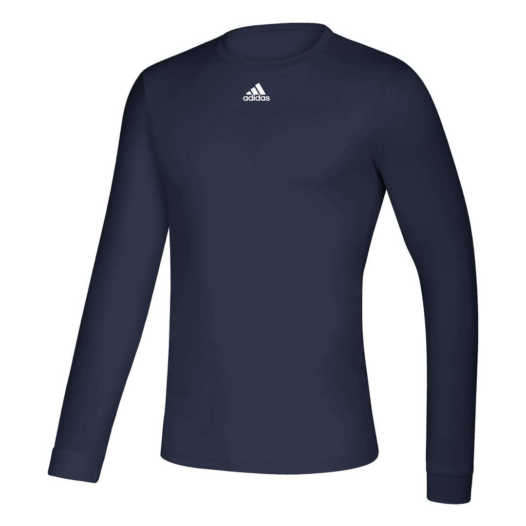adidas Creator Long Sleeve Tee Shirt EK0135_White/Black LG