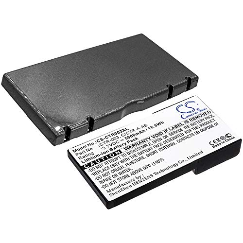 KDXY Compatible with Battery NIN C/CTR-A-AB, CTR-003 3DS, CTR-001, MIN-CTR-001