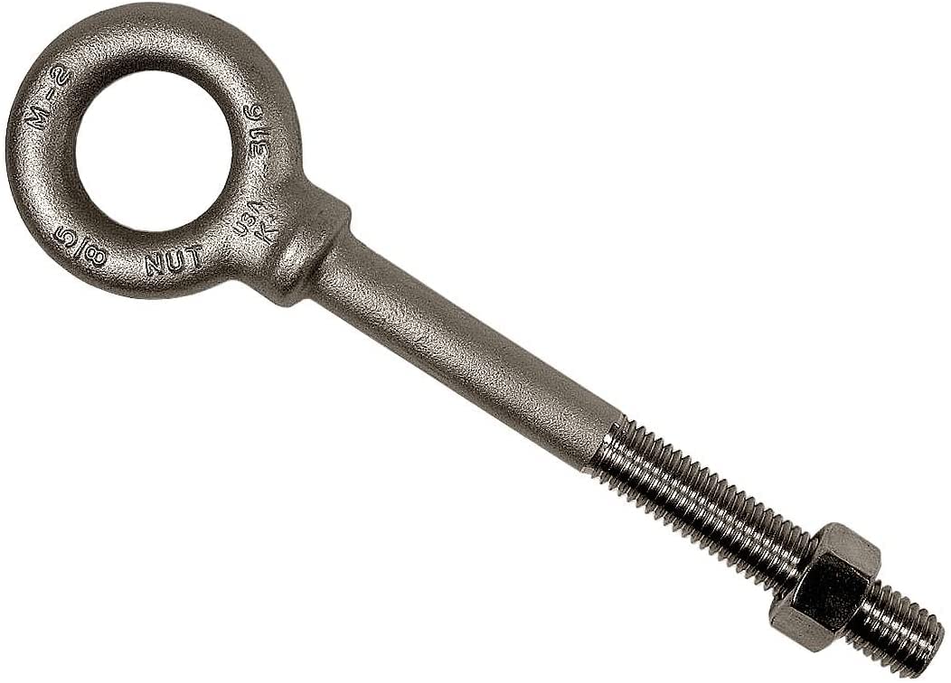 Ken Forging N2032-316SS-6 Shoulder Pattern Nut Eyebolts, 1-1/4-7" x 6"