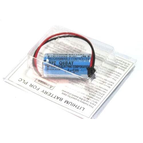 Mitsubishi Battery - Q6BAT - CR17335SE - 3V - PLC Lithium Battery Plug