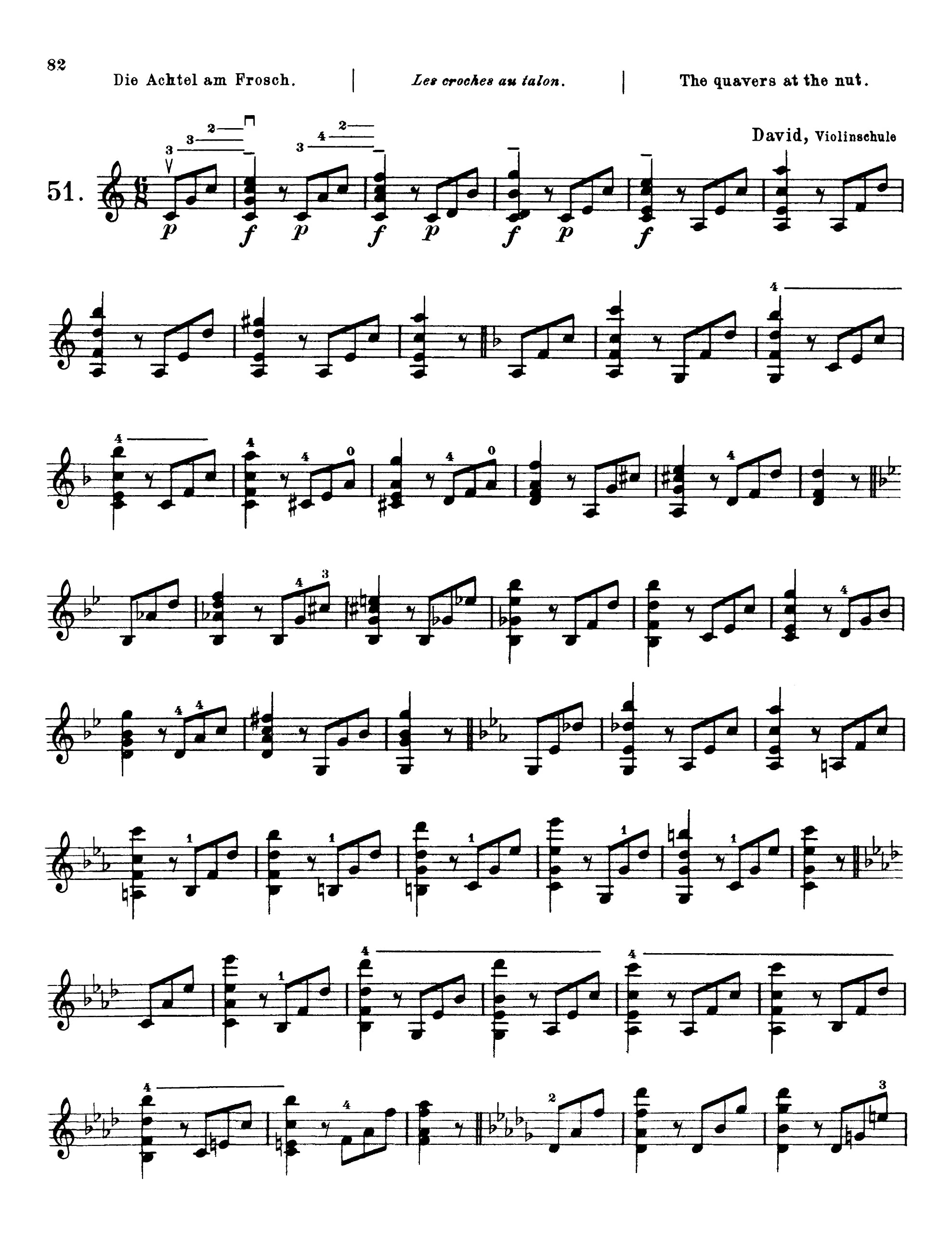 ETUDEN-SAMMLUNG FOR VIOLINE , STUDIES AND EXERCISES FOR VIOLIN, COLLECTION D'ETUDES POUR VIOLON. by CARL FLESCH[ReImaged for Clarity. Student Loose Leaf Facsimile Edition.]