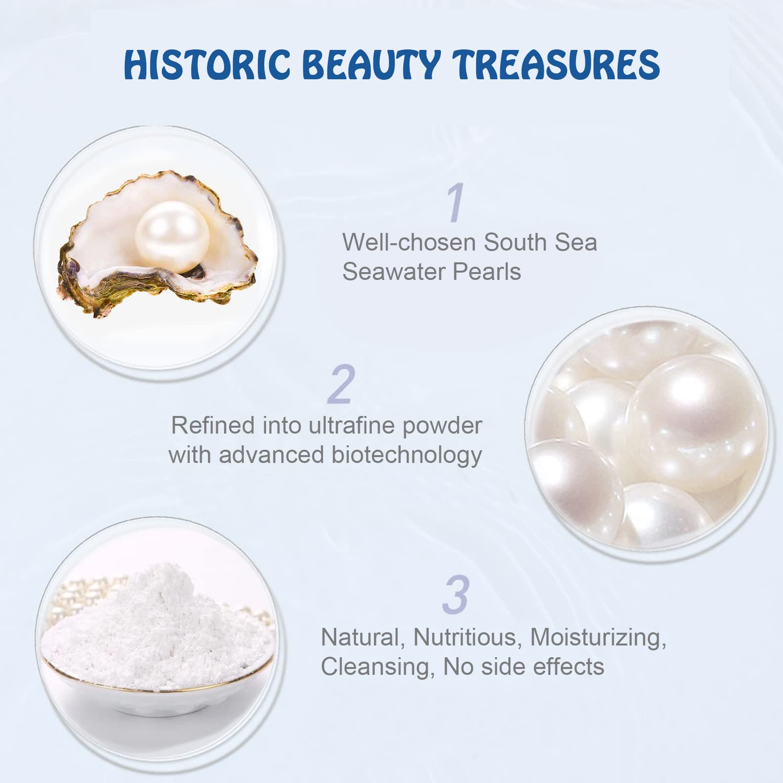 LANYU Premium Pearl Powder for Healthy Skin and Holistic Wellness, 200g