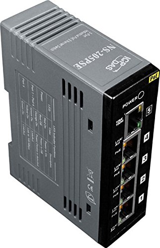 ICP DAS NS-205PSE Industrial Unmanaged 5-Port 10/100 Power Over Ethernet (PoE) Switch