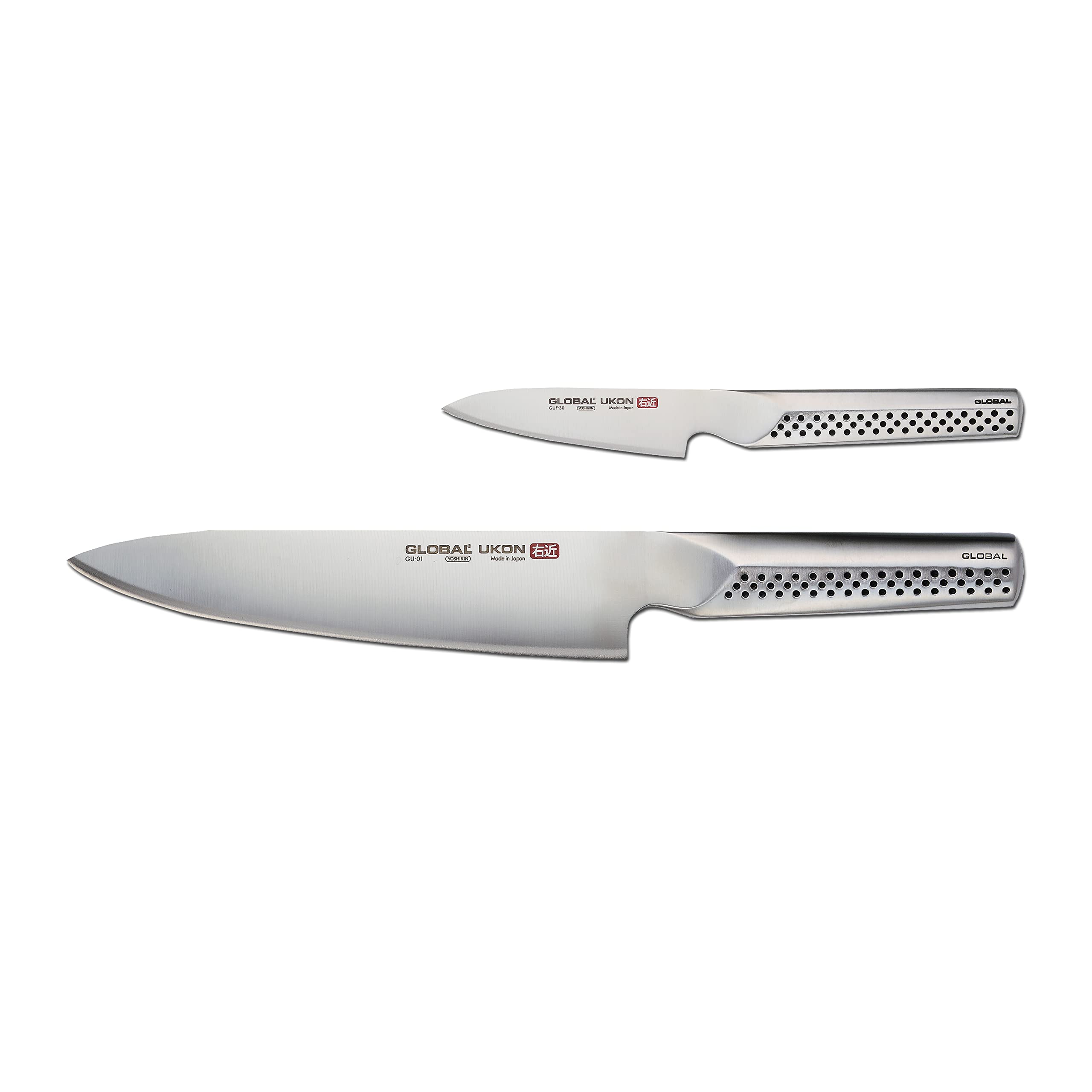 Global Ukon 2-Piece Knife Set/2, Stainless Steel