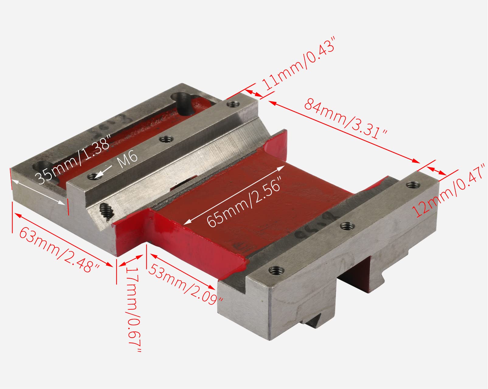 AUIDO Lathe Bed Saddle for SIEG C2&C3&SC2&CX704&G8688&BD-6&BD-7&BD-X7,Home DIY Mini Lathe Spare parts
