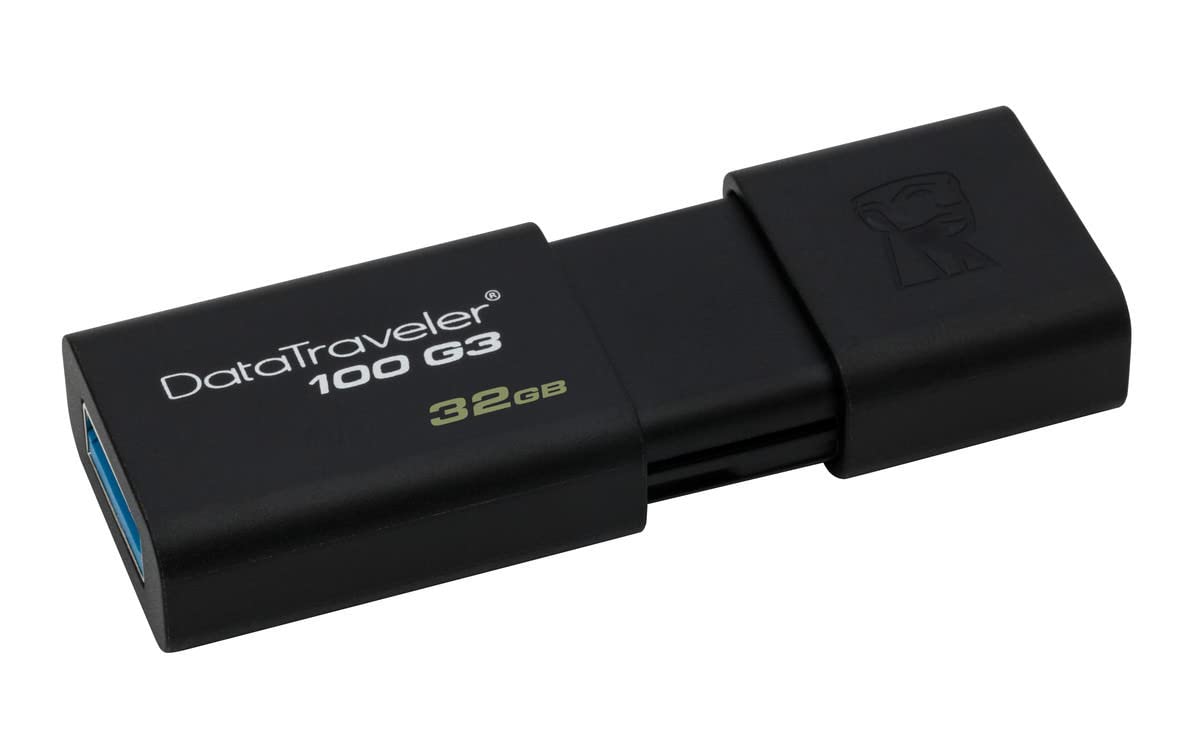 Kingston 32GB 100 G3 USB 3.0 DataTraveler (DT100G3/32GB) Black
