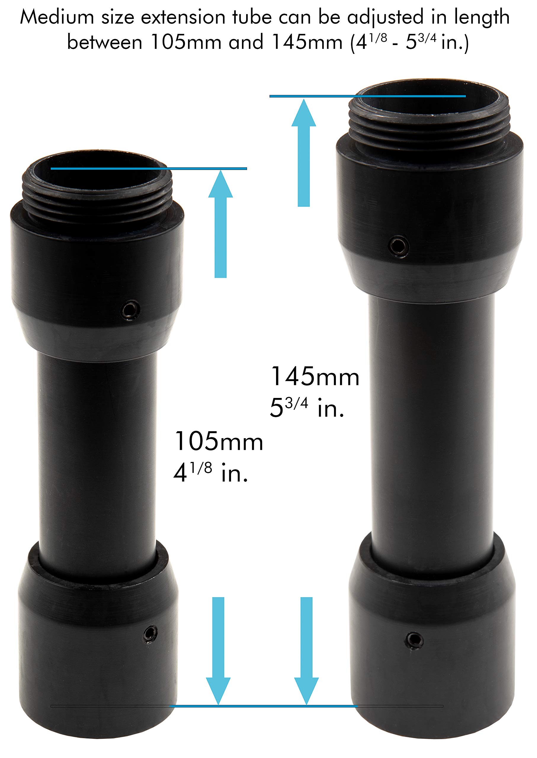 Flight Stick Grip Extension Kit Configuration #7 Compatible with Thrustmaster Warthog, F-16C Viper HOTAS, F/A 18, VirPil, WinWing and Moza AB9 Flight Sticks And Bases