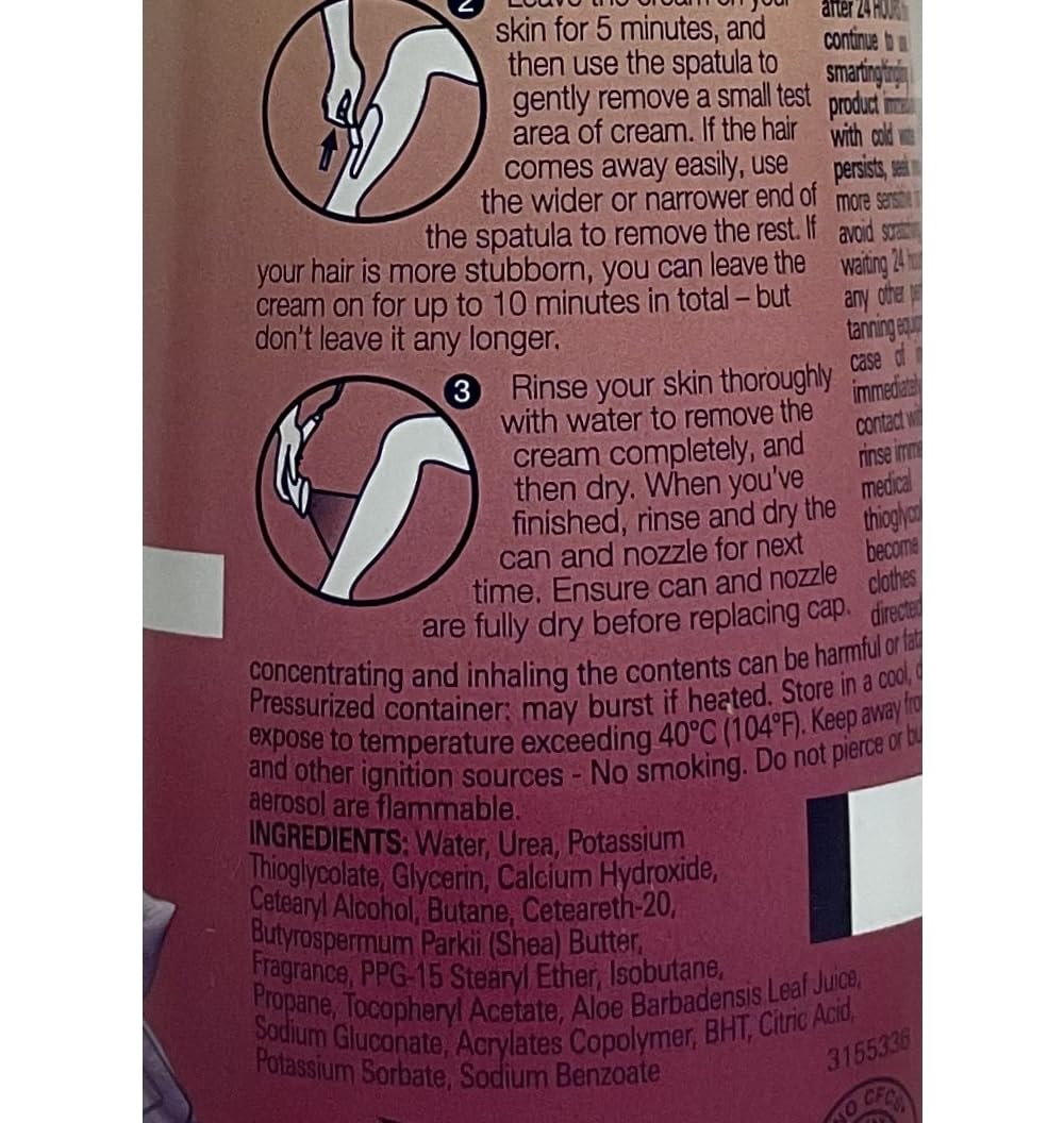 Veet Spray On Hair Removal Cream for Legs & Body, 5.1 Ounce