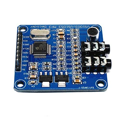 AUNEVN VS1003B VS1053 MP3 Decoding Module Development Board VS1053B VS1053 IC Onboard Recording Function SPI Interface