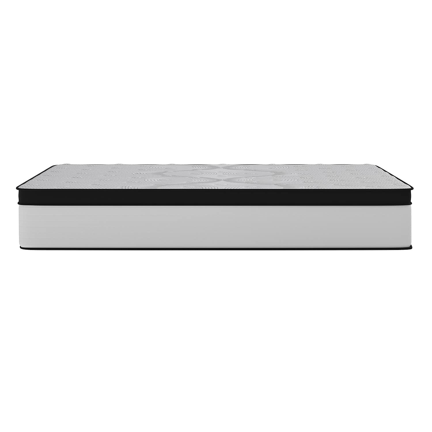 Flash Furniture Capri Comfortable Sleep 12" Hybrid Pocket Spring and Foam Mattress in a Box, Extra Firm Foam Pocket Spring Hybrid Mattress, King