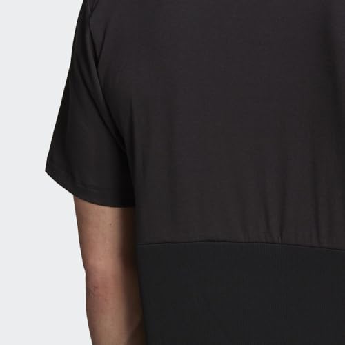 adidas Men's AEROREADY Yoga Tee, Black/Grey, X-Large