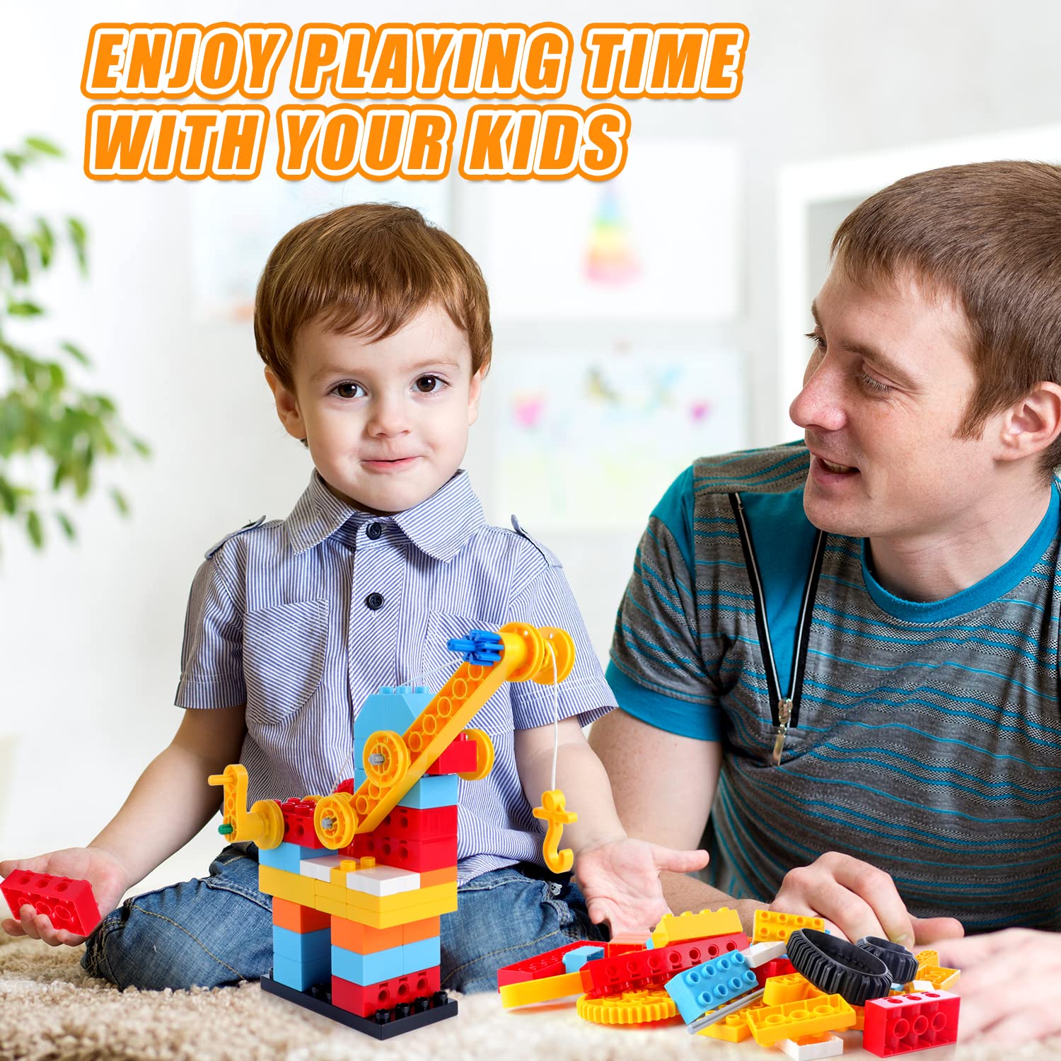 STEM Building Toys for Kids, 10Model Preschool Educational Learning Toys with Storage Box, Construction Engineering Erector Set Preschool Learning Toy,Birthday Gift for Boys Girls 3+ (96Pcs)