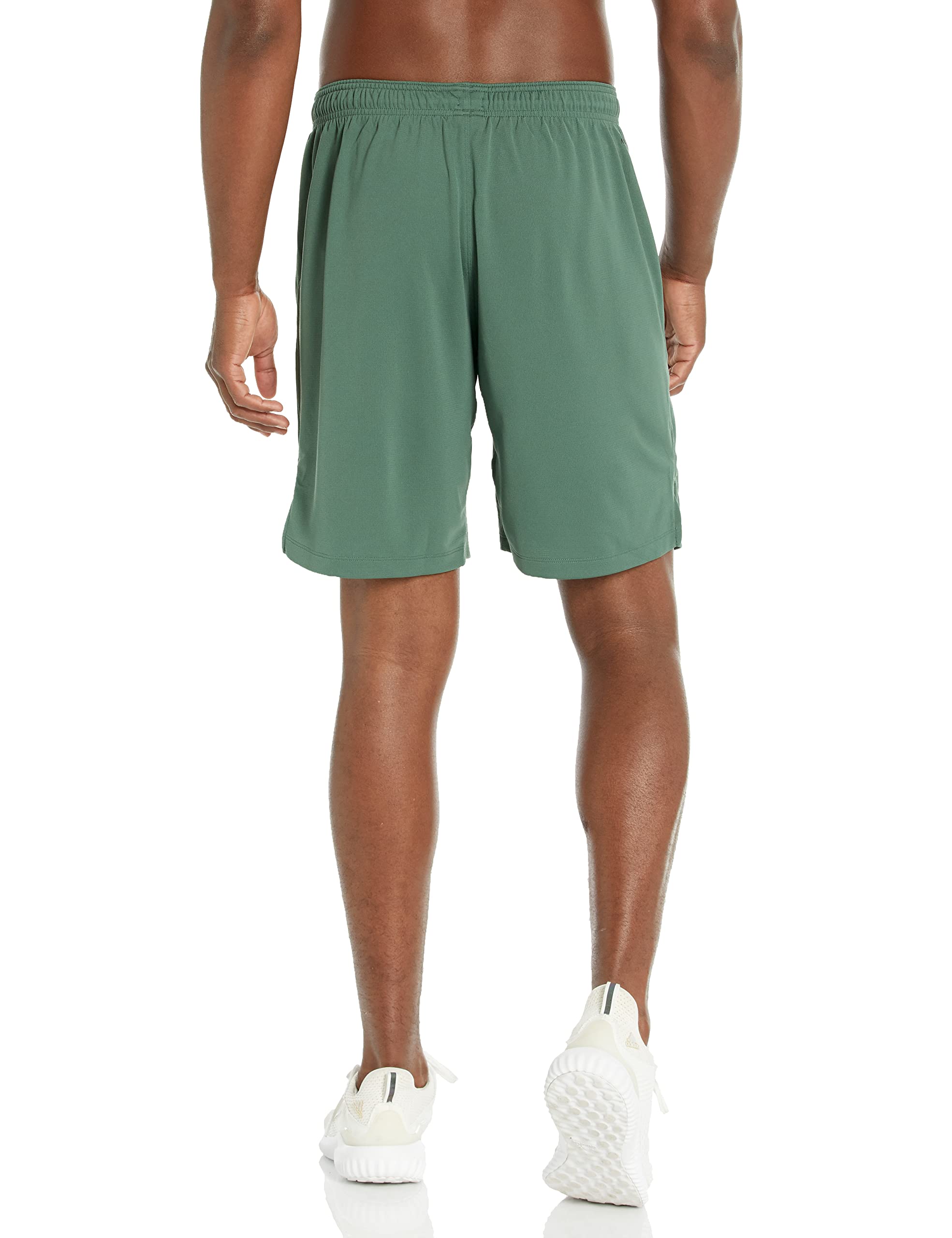 adidas Men's All Set 9-Inch Shorts, Green Oxide/Black, Medium