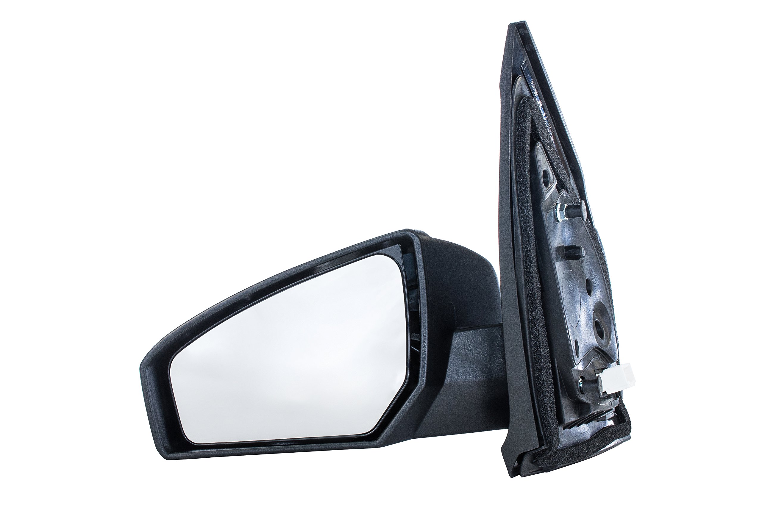 Dependable Direct Dependable Direct Left Driver Side Black Non-Folding Non-Heated Power Operated Door Mirror for Nissan Sentra (2007 2008 2009 2010 2011 2012) - NI1320167