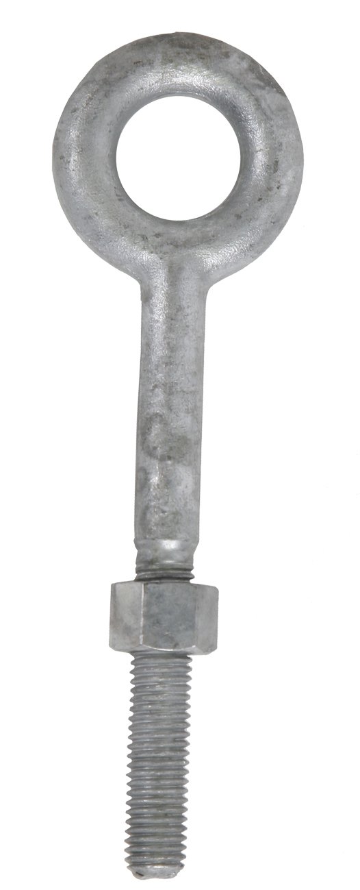 Koch 105140 Forged Eye Bolt with Nut, 1/2 by 10, Galvanized