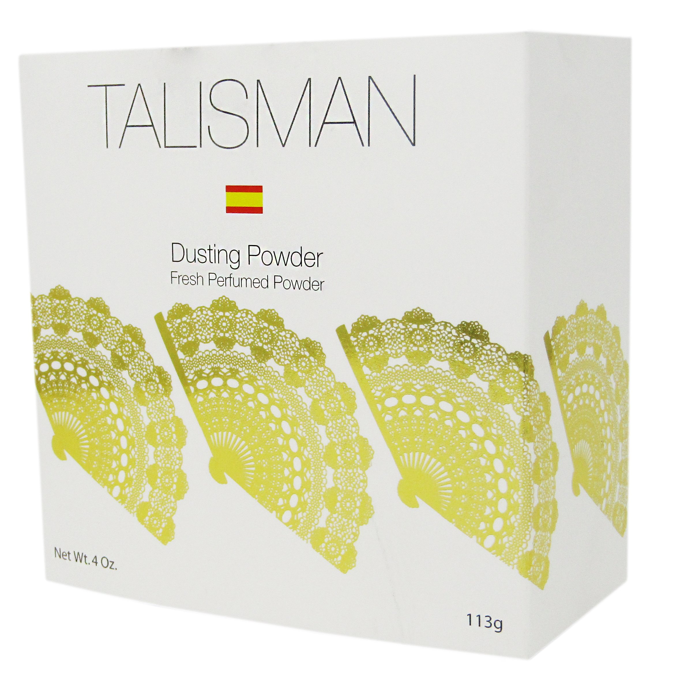 Talisman Perfumed Dusting Powder with Puff, 4 oz