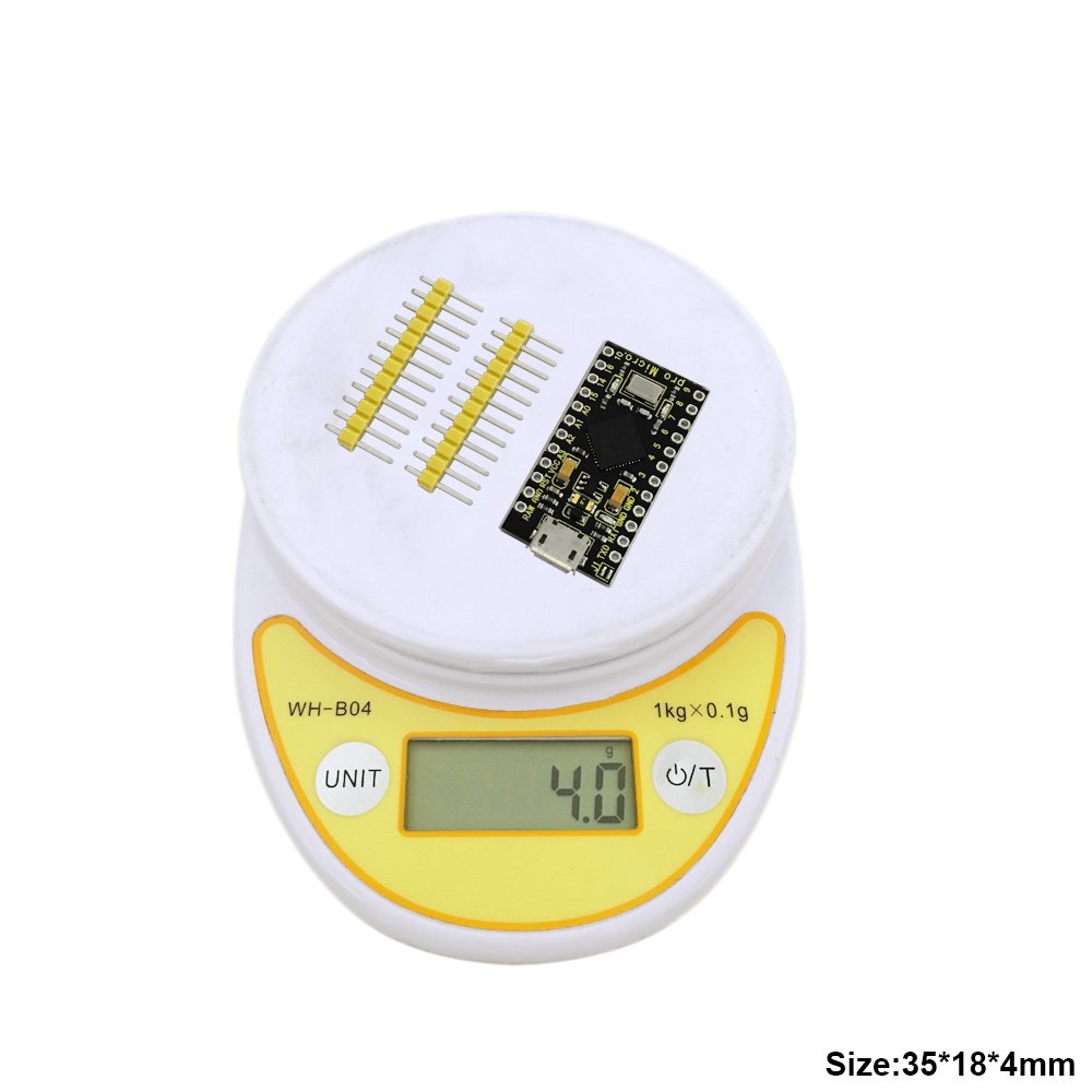 KEYESTUDIO Pro Micro Atmega32U4 5V with USB Cable for Arduino Projects 1PC