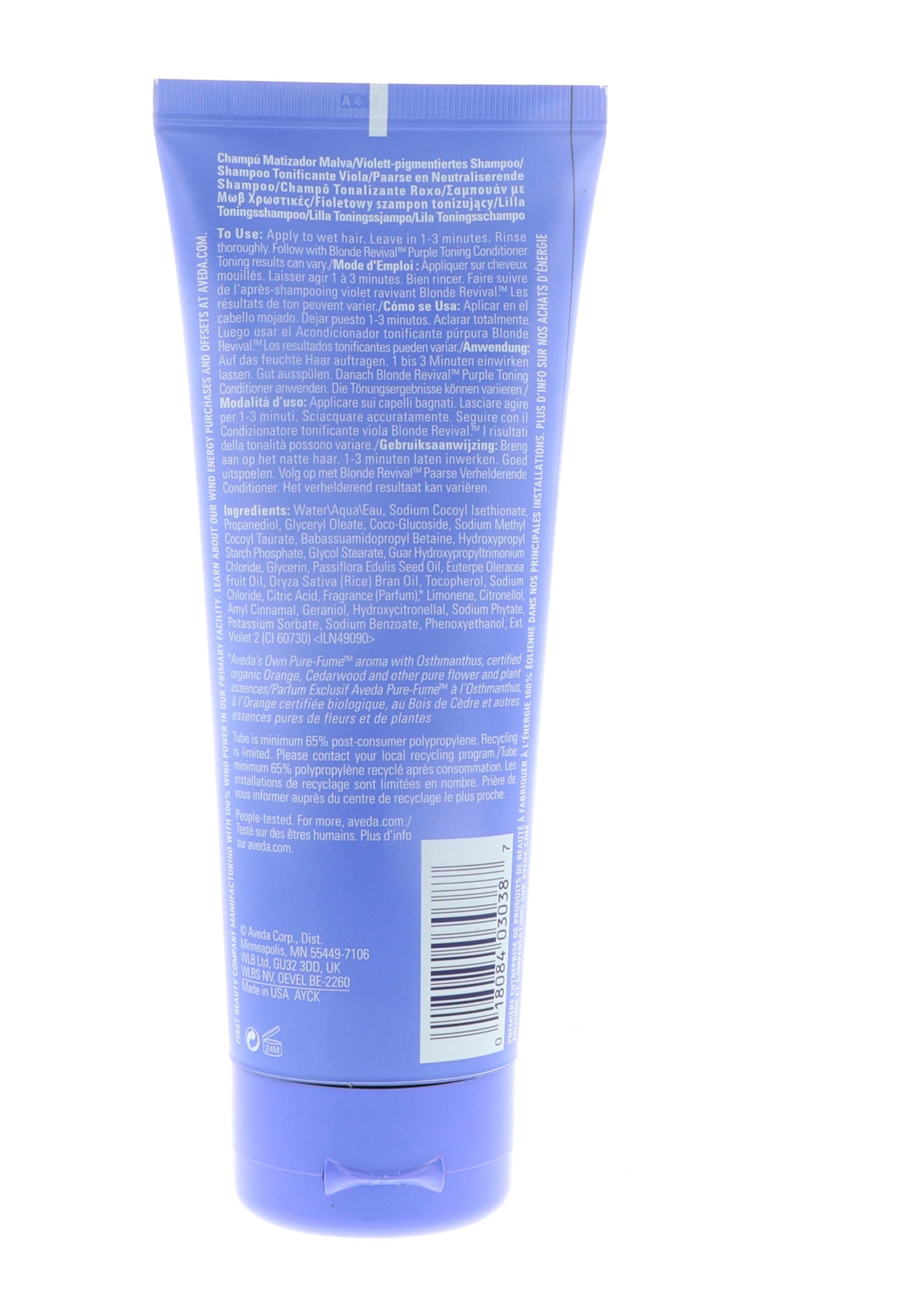 Aveda Blonde Revival Purple Toning BB Shampoo 6.7 OZ