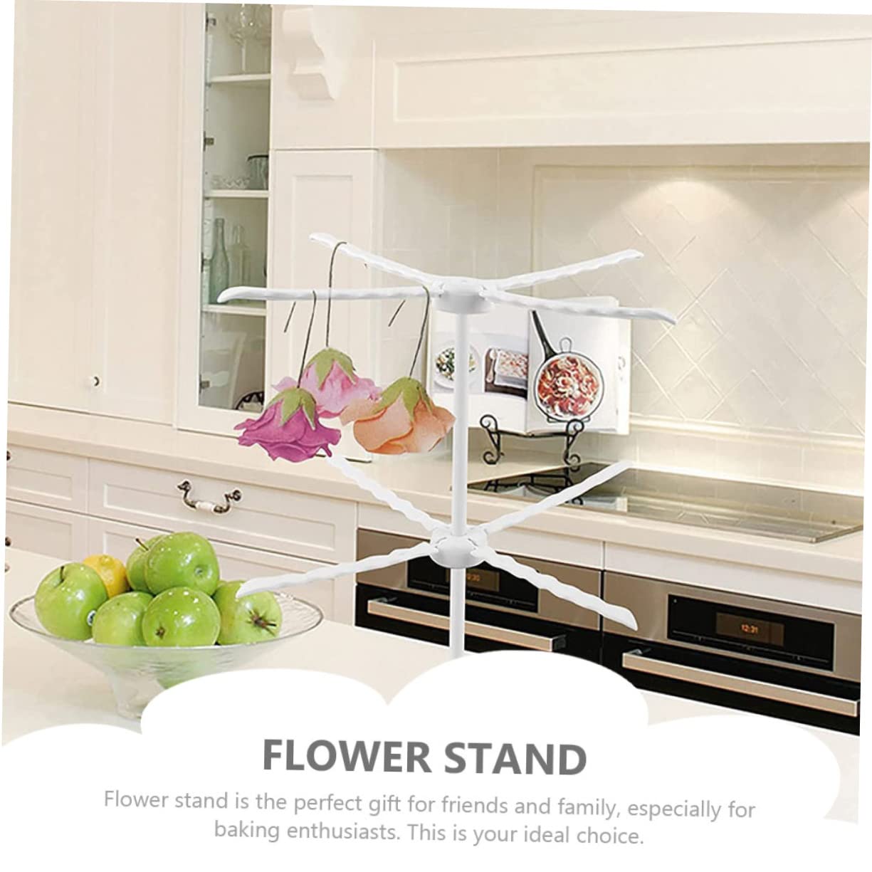 PRETYZOOM 2pcs Drying Rack Decor Foldable Clothing Rack Fresh Pasta Dryer Flower Dryer Stand Flower Drying Holder Fondant Flower Dry Rack Collapsible Flower Stand Tool Flowers Air