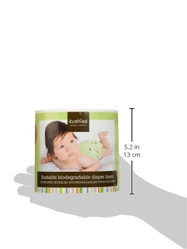 Kushies 6 Count Flushable Biodegradable Diaper Liners
