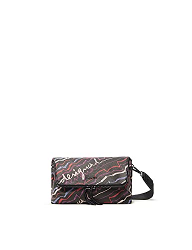 Desigual womens Across Body Bag, Black, U US