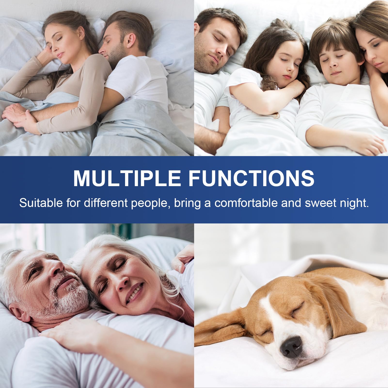 Queen Mattress Topper for Back Pain Extra Thick Mattress Pad Cover with 8-21 Inch Deep Pocket Pillow Top Mattress Topper White Overfilled with Down Alternative