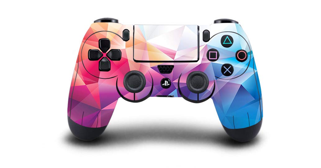 FOTTCZ [3PCS] Whole Body Vinyl Sticker Decal Cover Skin for PS4 Controller - 3pcs. Comb A