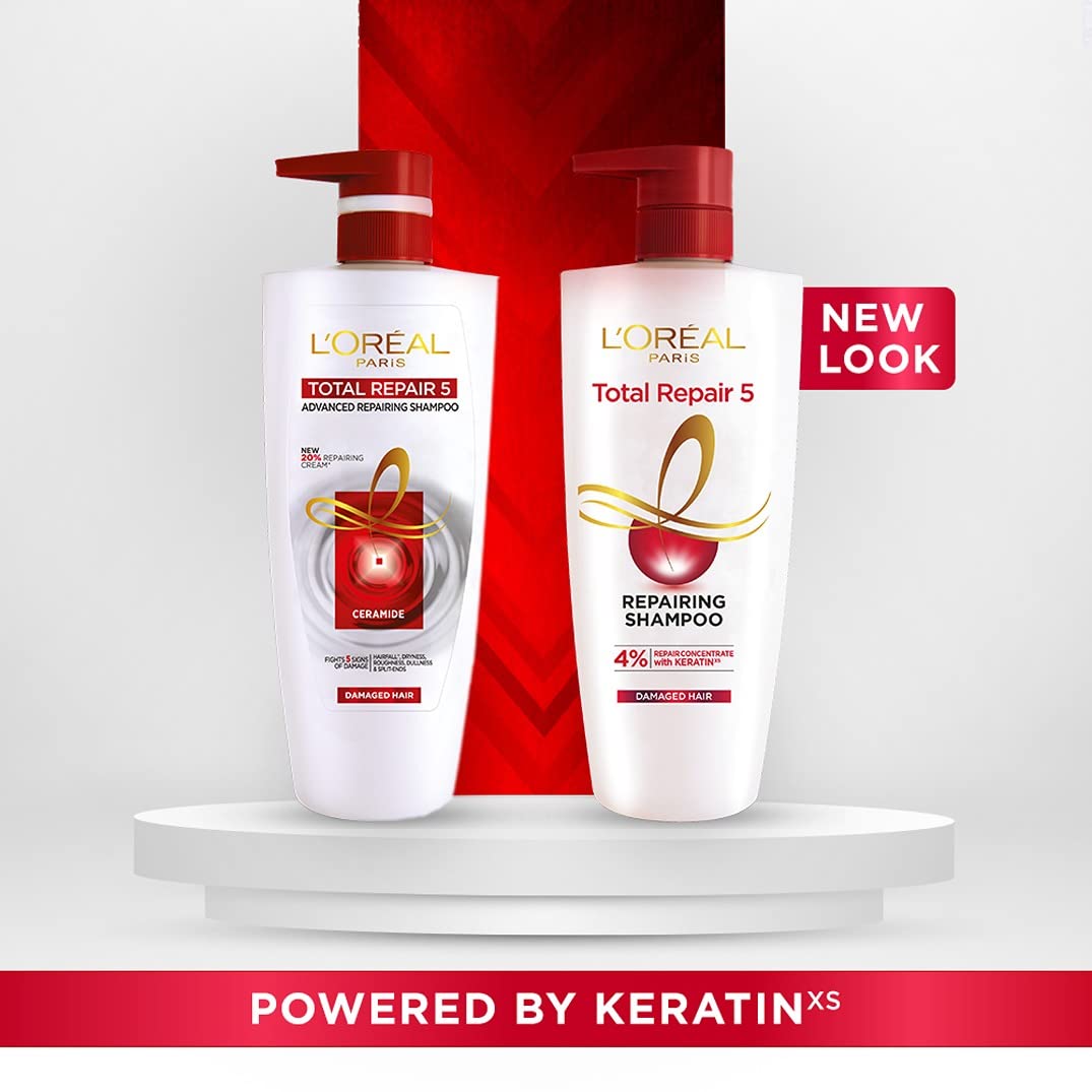 L'Oreal Paris Total Repair 5 Shampoo, 360ml