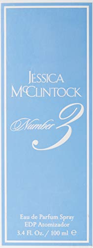 Jessica McClintock No. 3 Eau de Parfum Spray for Women, 3.4 Ounce