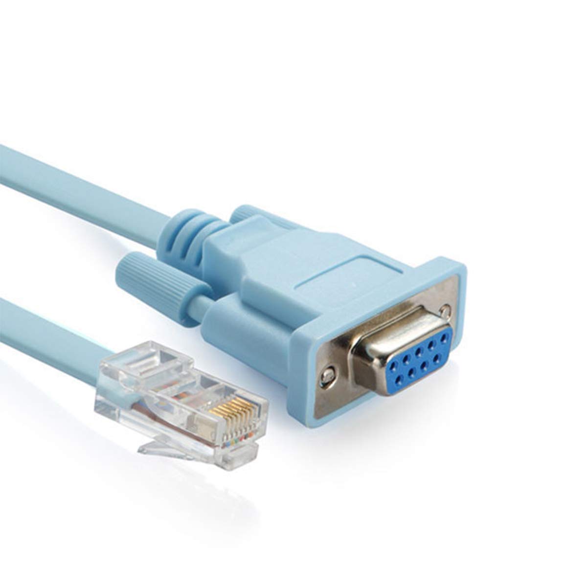 NEORTX Console Cable, RJ45 Ethernet to RS232 DB9 COM Port Serial Parent Router Network Adapter Cable for Cisco Router, Firewall, Switch