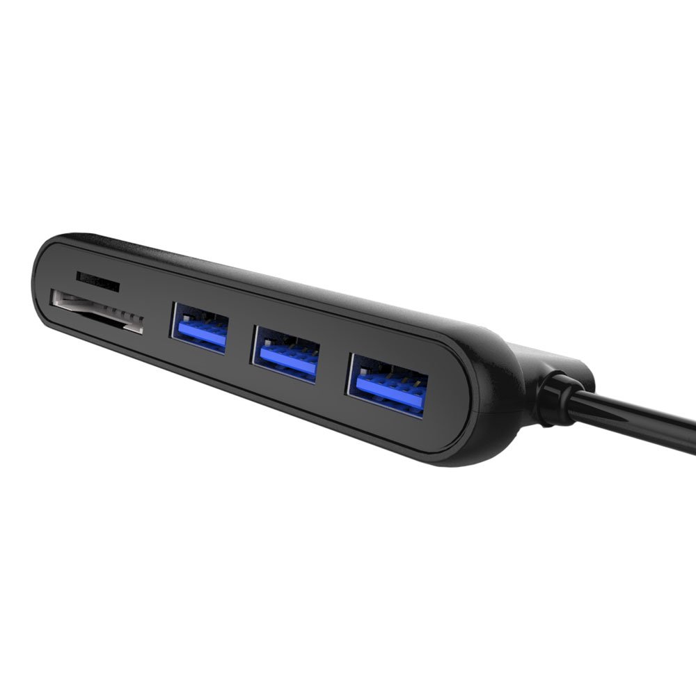 UPTab USB C Hub 5-in-1 to 3 USB3.0 SD/TF Card Reader Adapter - Compatible with MacBook, MacBook Pro/Air, iPad Pro 2018, iMac and Mac Mini with Thunderbolt 3 Ports & More