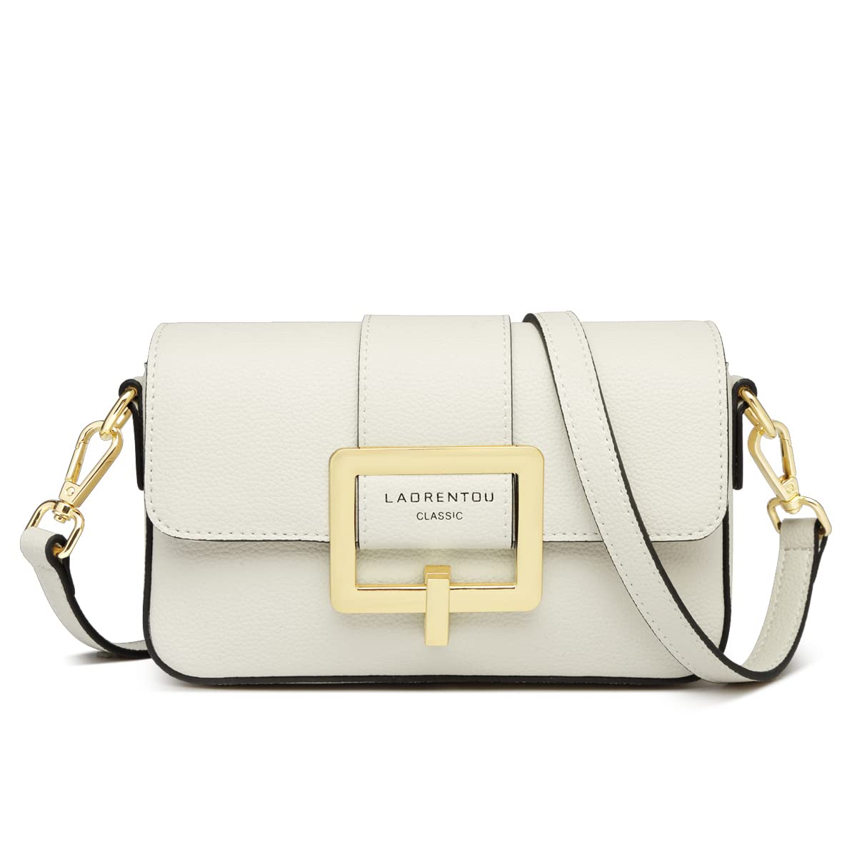 LAORENTOU Cow Leather Crossbody Bag for Women Small Phone Bag Purse Mini Shoulder Bags for Women Clearance
