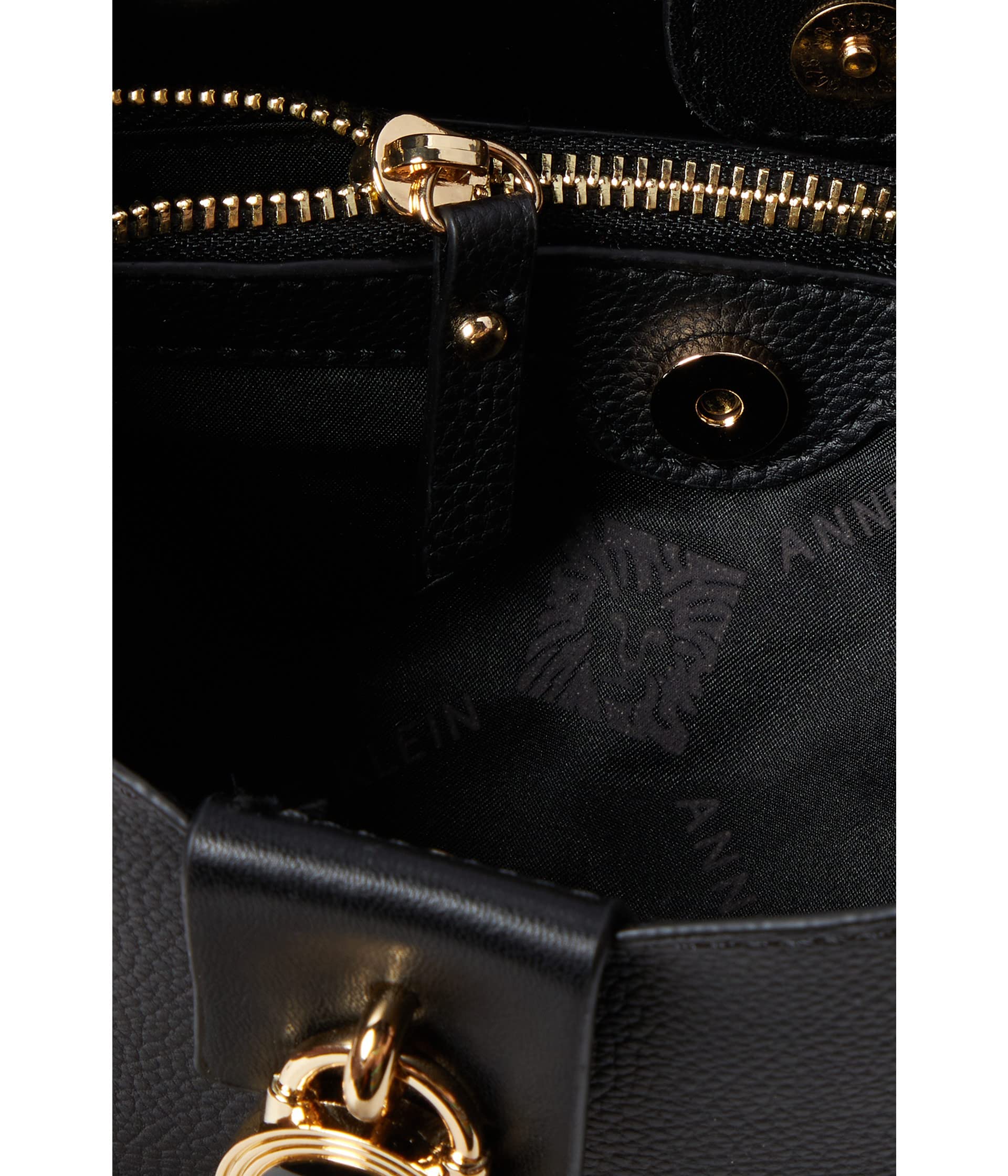 Anne Klein AK Lock hobo Crossbody, Black