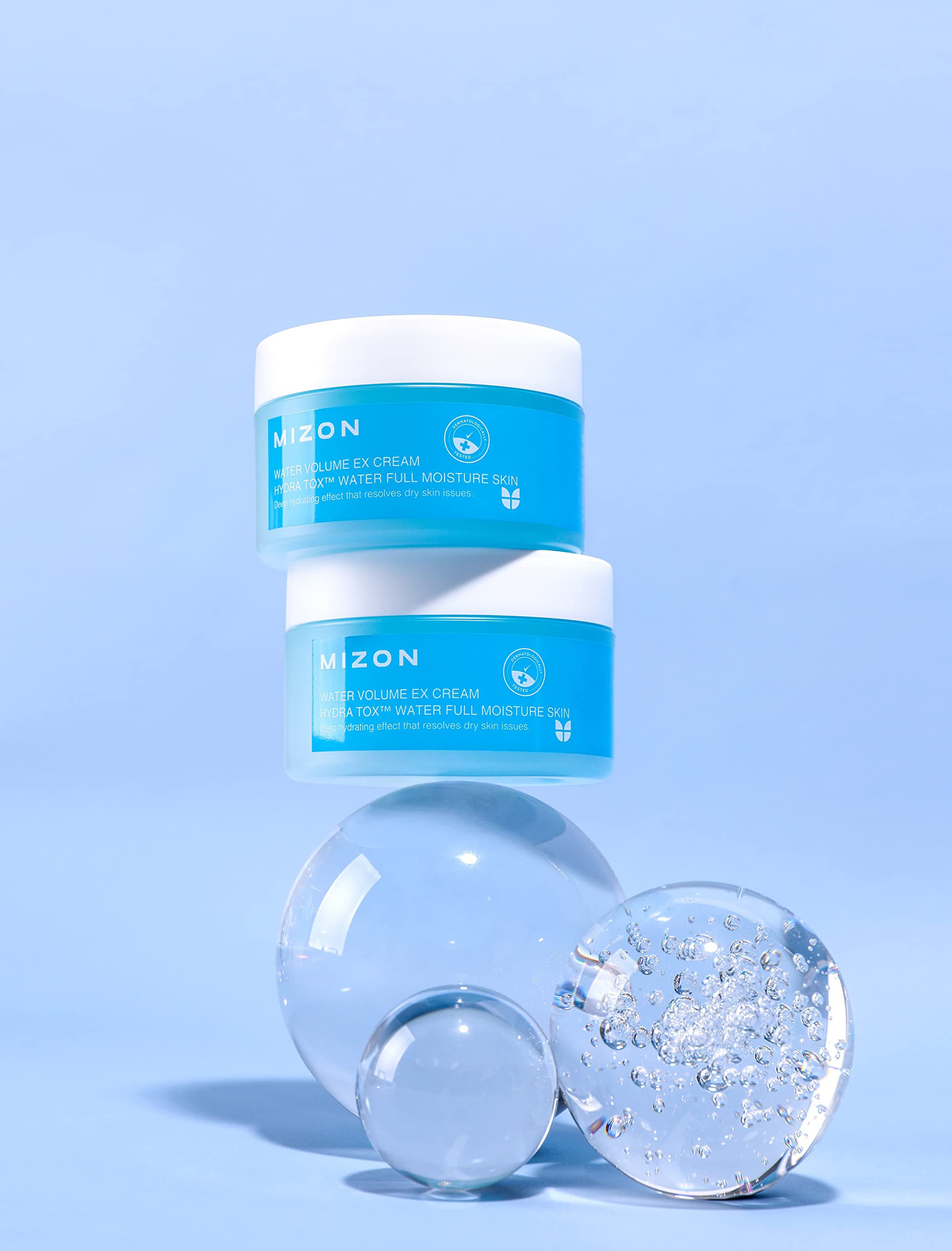 MIZON Water Volume EX Cream, Moisture Cream, Deep Hydration Cream, Soft Skin, Korean skin care (100ml/ 3.38 fl oz)