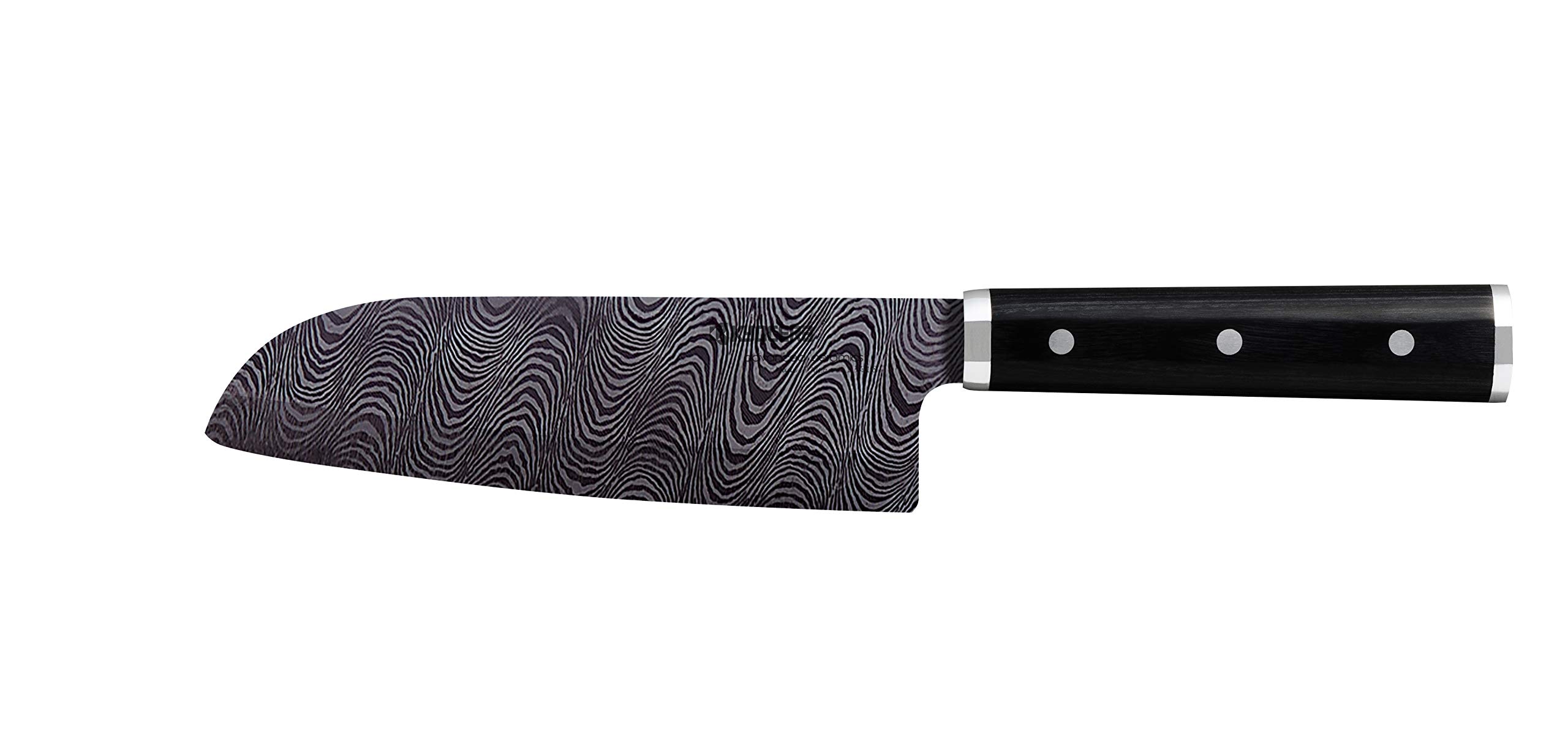 Kyocera - KTN-160-HIP Kyocera Premier Elite Ceramic Chef's Santoku Knife, 6-inch, Black