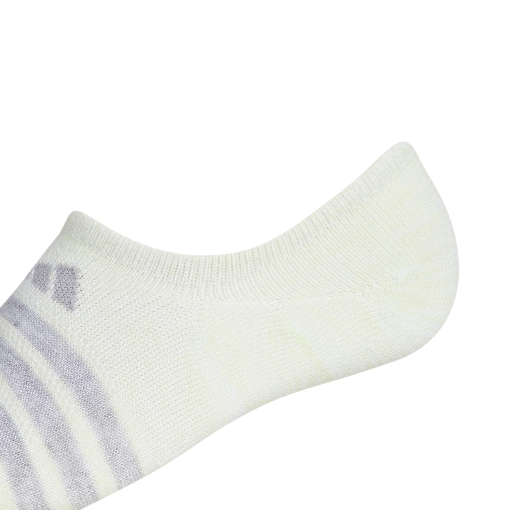 adidas Women's Superlite Super No Show Socks (6-pair), Bliss Lilac Purple/Grey/Clear Sky Blue, Medium