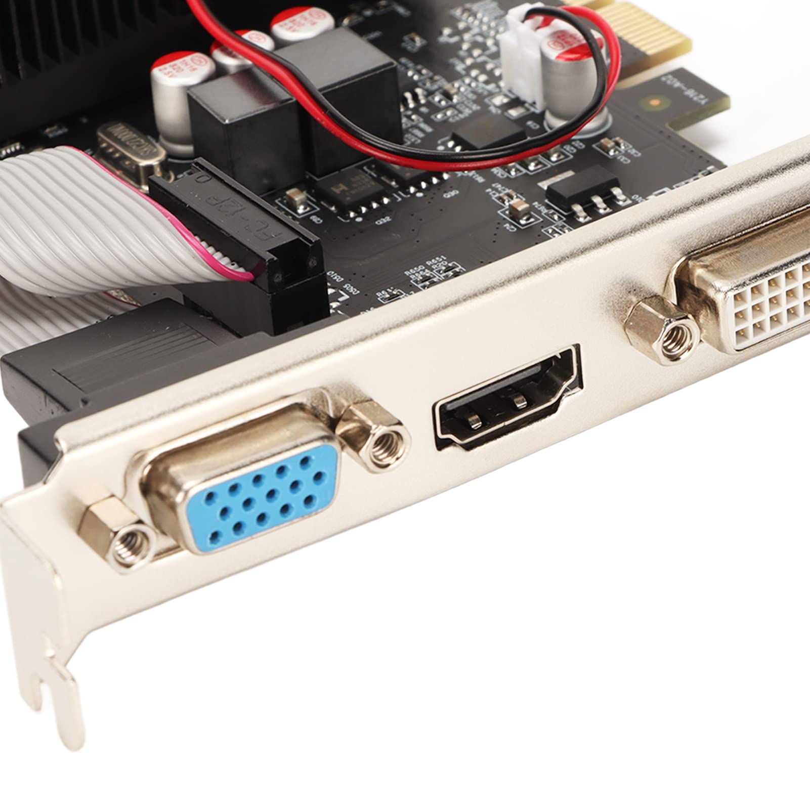 Bewinner GT220 Graphics Card, DDR3 1GB 128bit 2024MHz Gaming Graphics Card Support DirectX 10.1, HDMI DVI VGA Interface, PCI Express x16 Video Card for Desktop PC