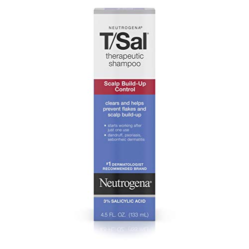 Neutrogena T/Sal Therapeutic Shampoo, Scalp Build-Up Control 4.5 oz, 130 fl oz