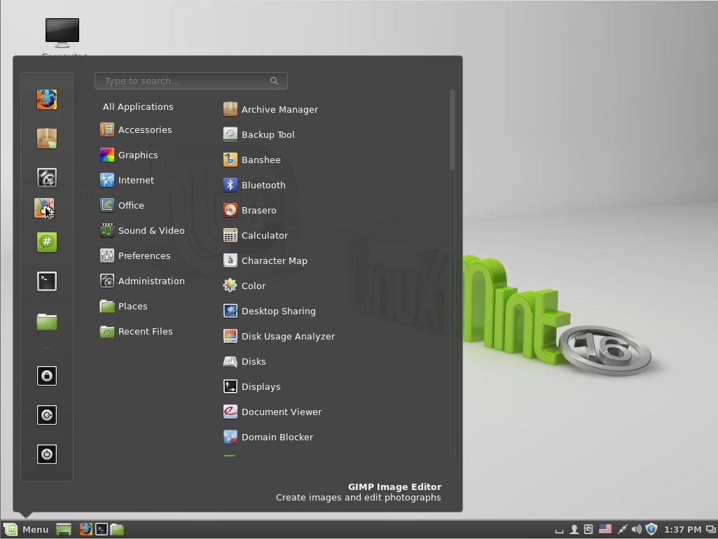 Linux Mint 16 on a Bootable 8GB USB Flash Drive - 32-bit and 64-bit.