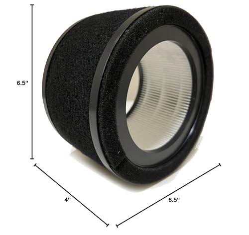 Nispira Replacement Filter L True HEPA + Activated Carbon Pre Filter Compatible with GermGuardian Air Purifier AC4200W FLT4200, 1 Pack