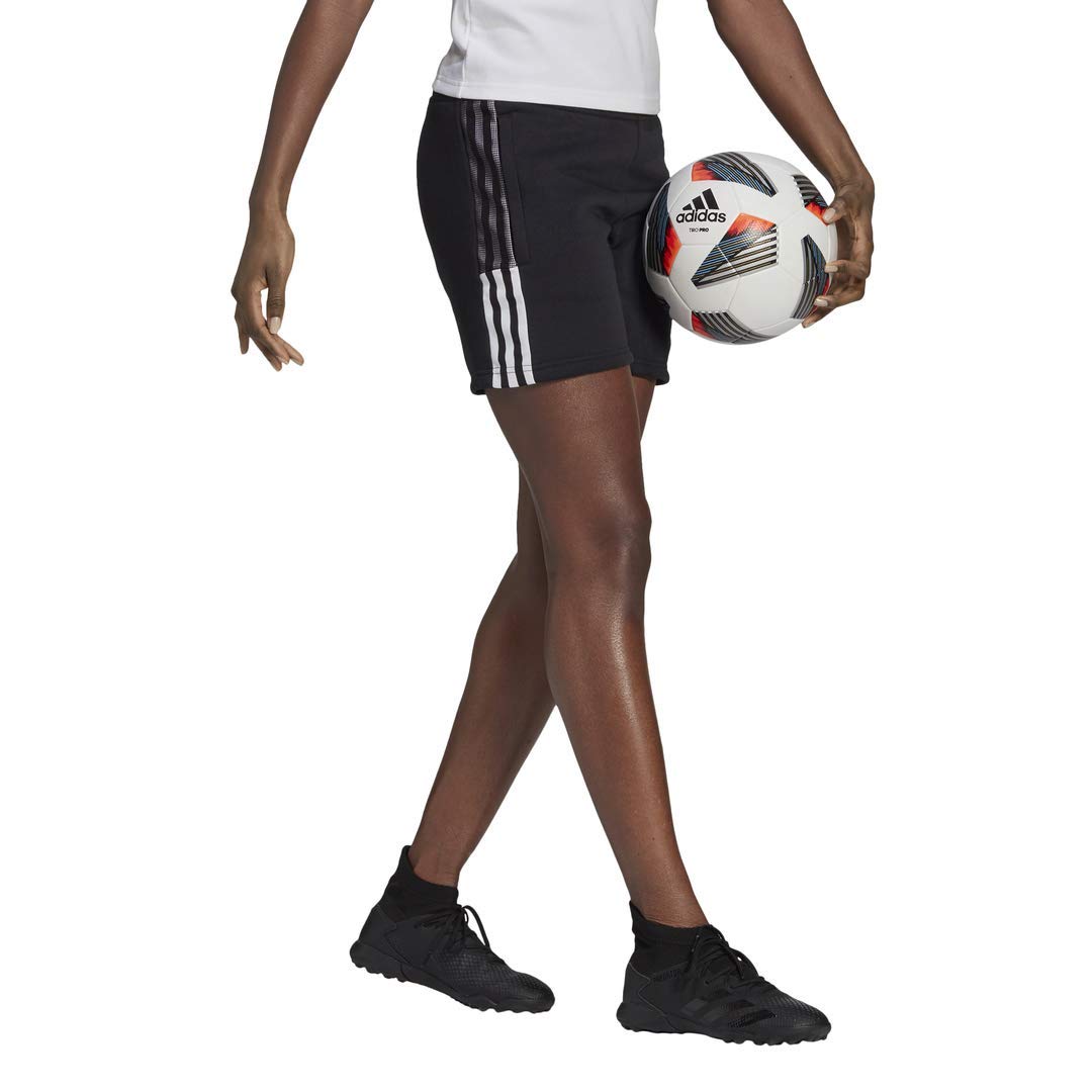 adidas womens Tiro 21 Sweat Shorts Black Large