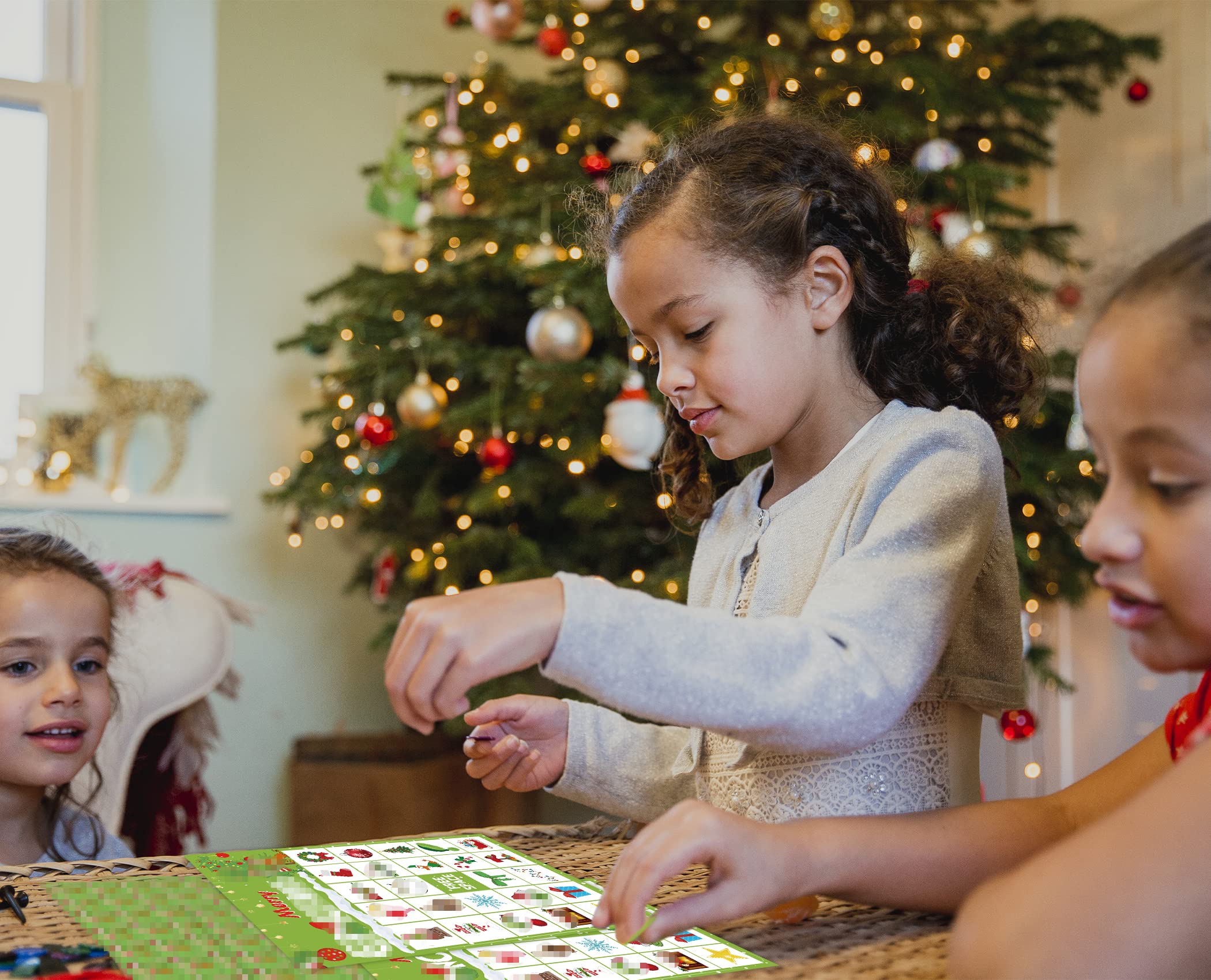 Christmas Bingo Game for Kids - Christmas Party Games and Decorations