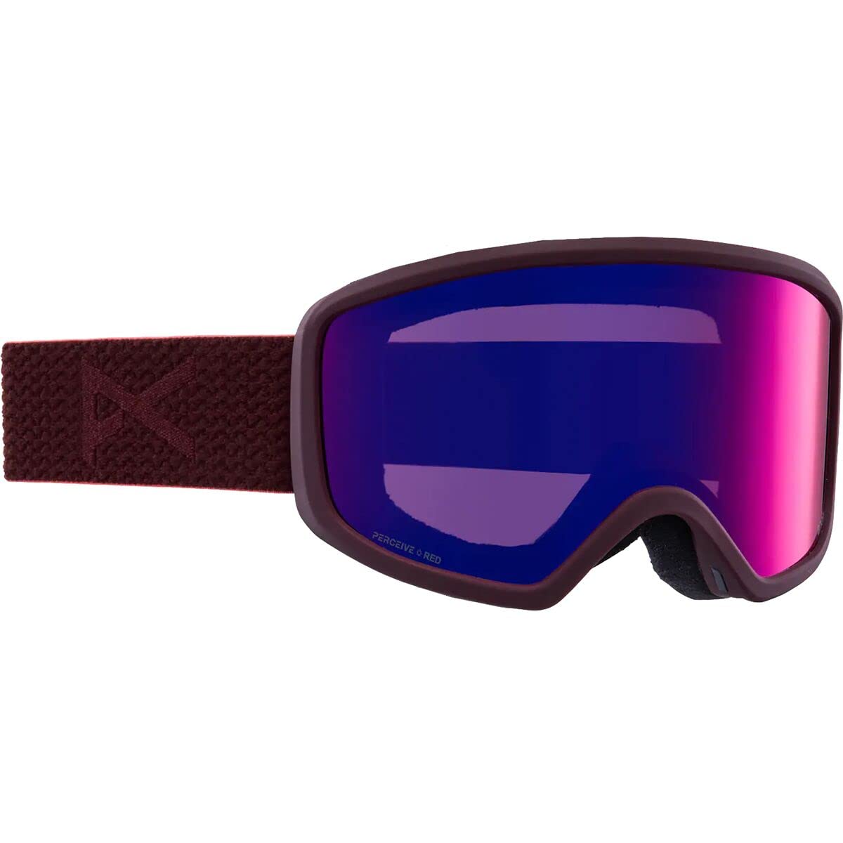 Anon Deringer Goggles + Bonus Lens, Frame: Mulberry, Lens: Perceive Sunny Red (14% / S3), Spare Lens: Amber (55% / S1)