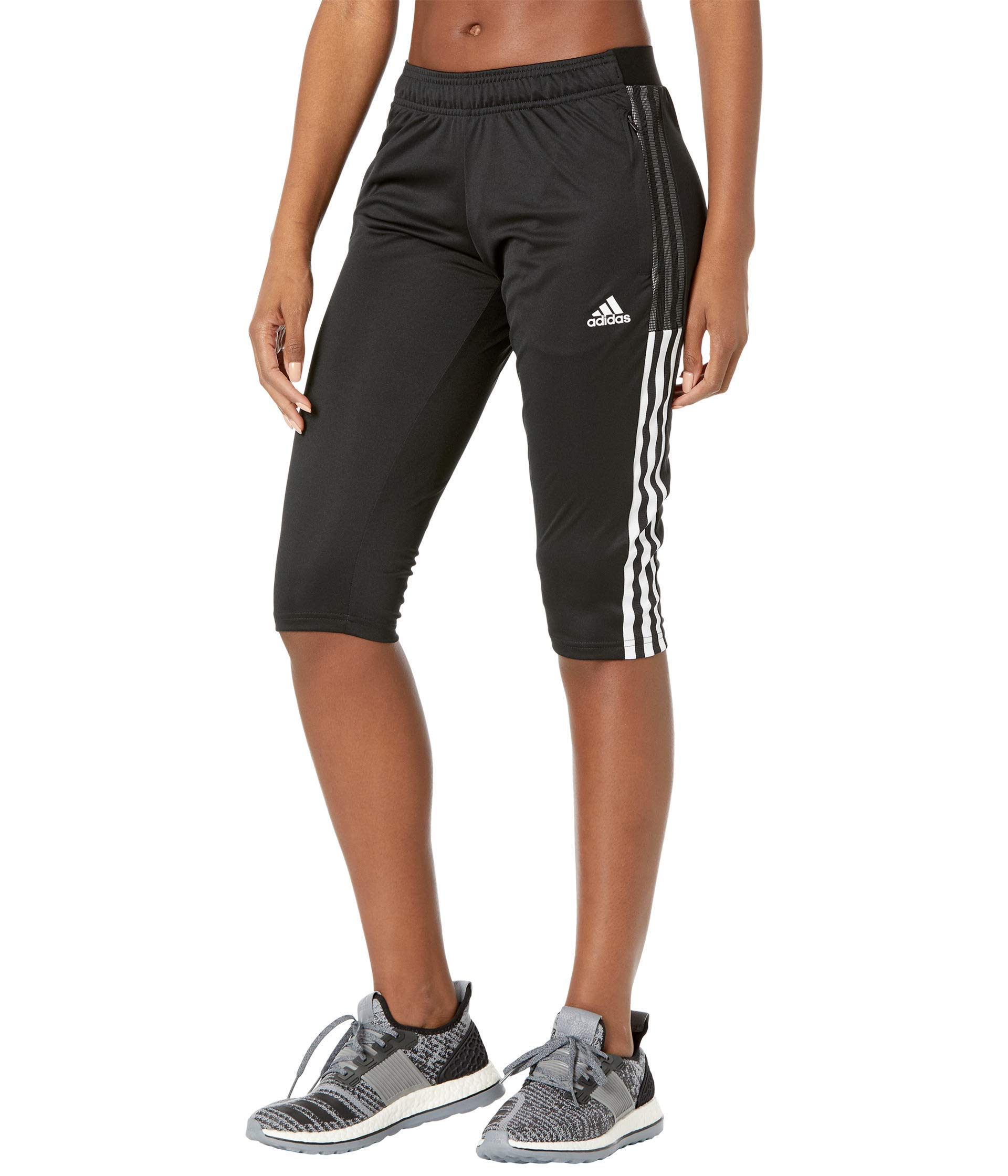 adidas womens Tiro 21 3/4 Pants Black Large
