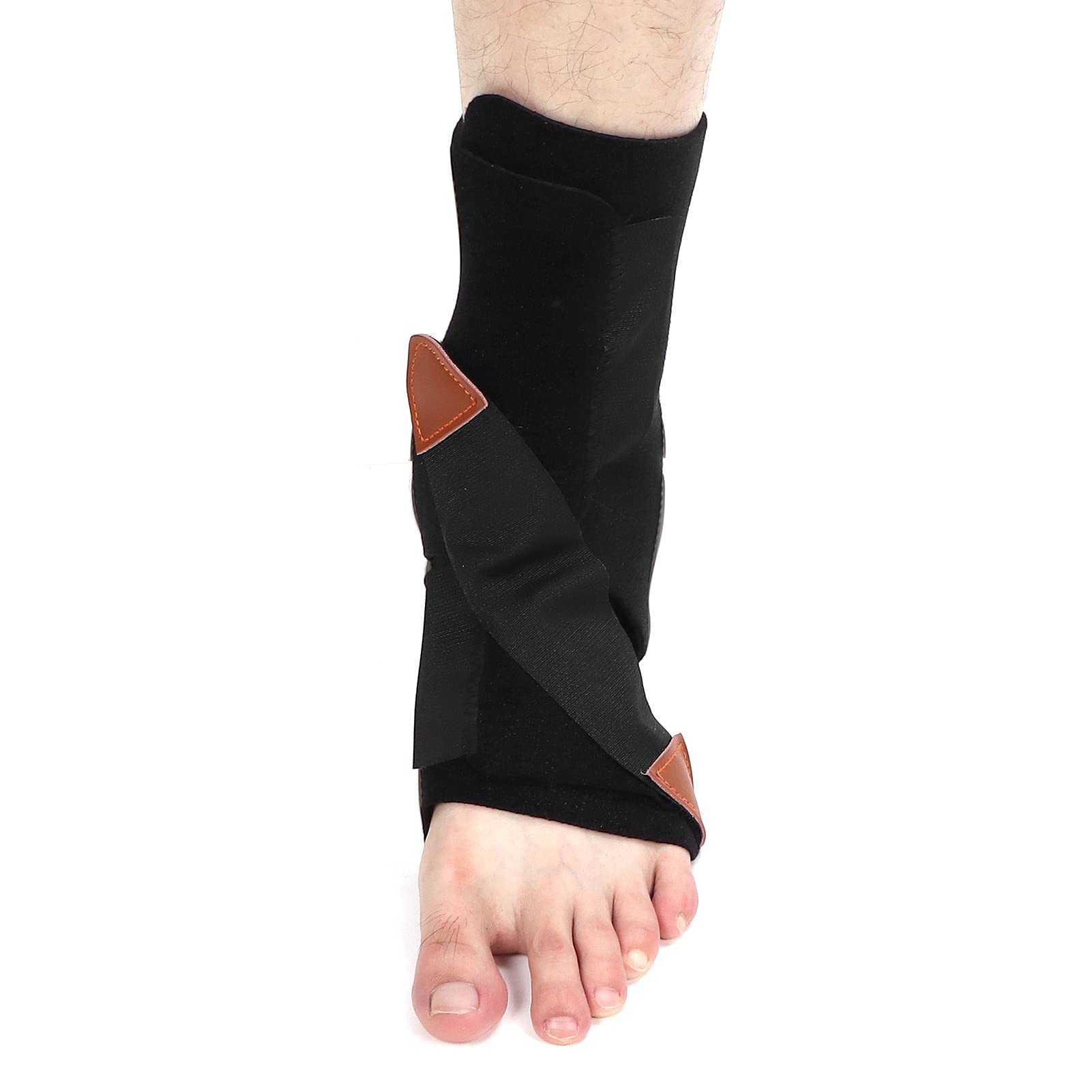 Adjustable Compression Ankle Braces, Breathable Practical Adjustable Ankle Stabilizer for Sports for Most People for Ankle Injuries(Left foot, L)