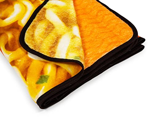 POPCULT The Original Nissin Top Ramen Chicken Flavor Microplush Throw Blanket